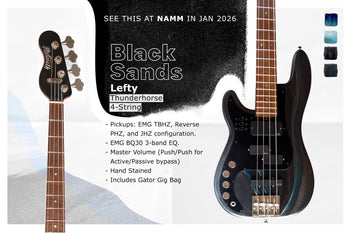 McGrath Thunderhorse "Black Sands" | Premium Left-Handed Bass.